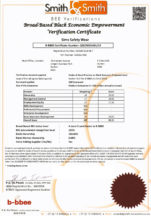 Certification - Sims Safety Wear