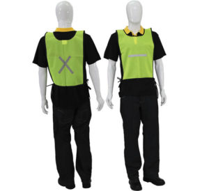 Lime Reflective Bib - Sims Safety Wear